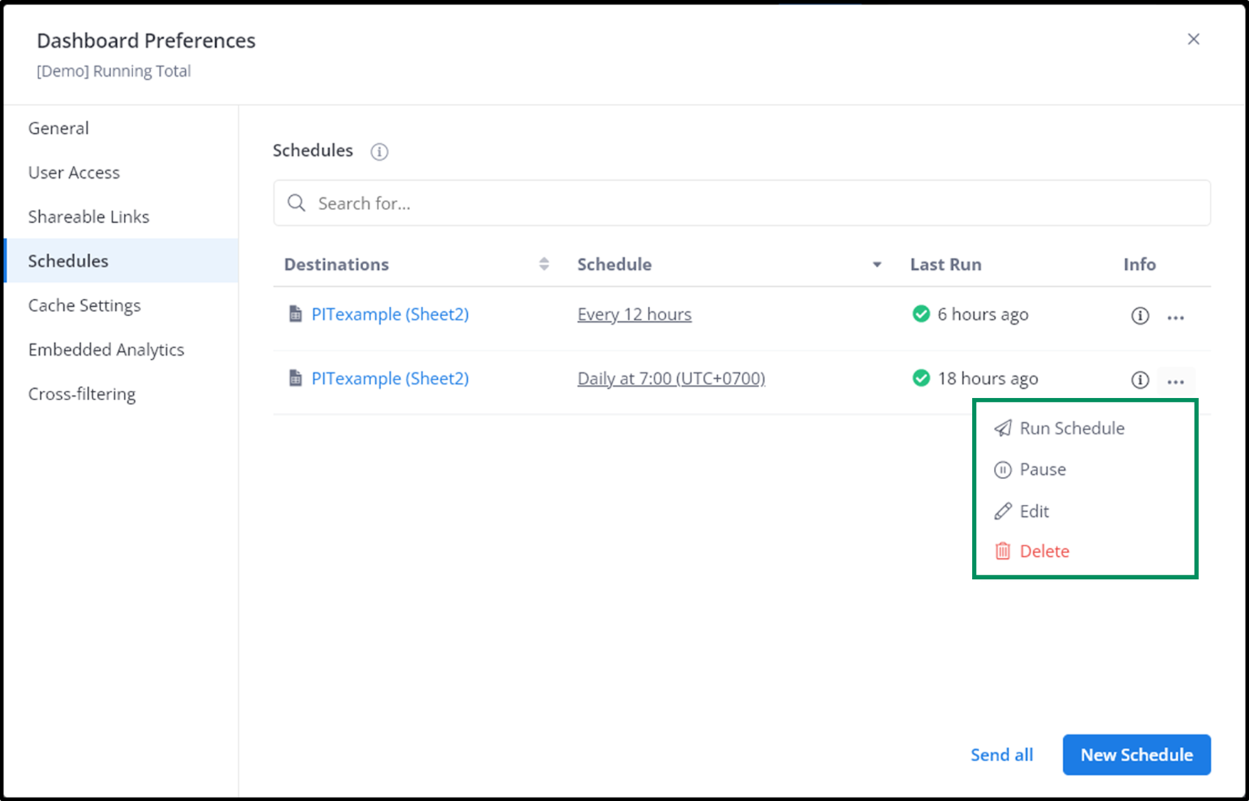 Export Reports to Google Sheets | Holistics Docs