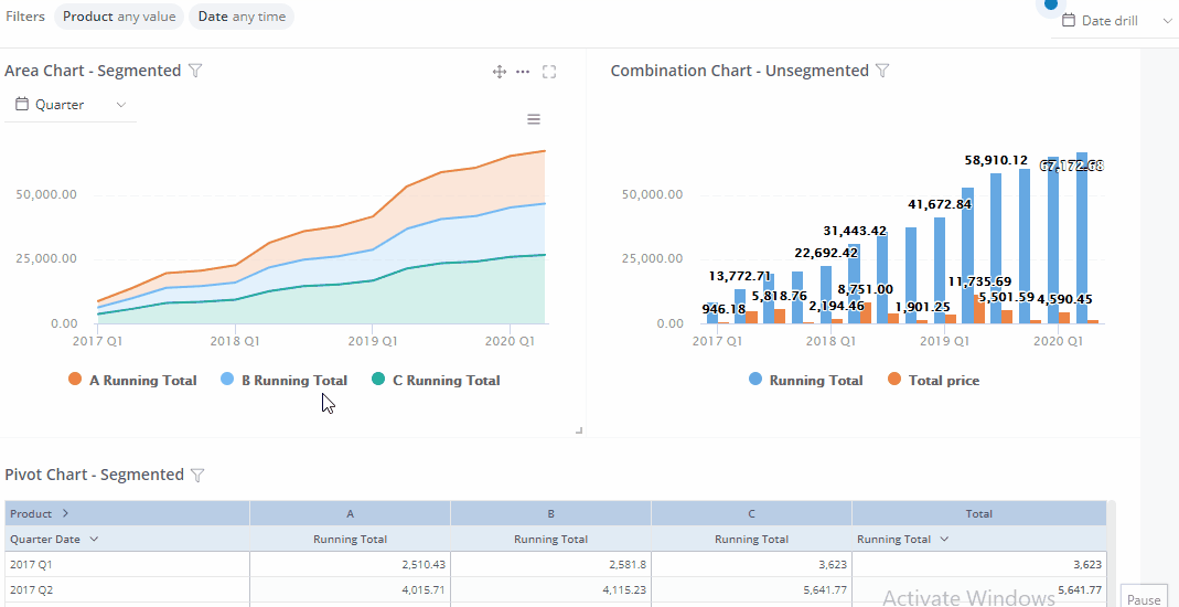 Calculate Running Total Cumulative Total Holistics Docs